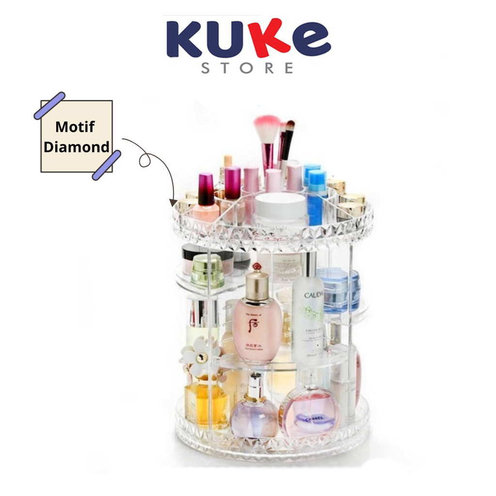 Rak Kosmetik Acrylic Putar 360 Derajat Organizer Polos / Rak Kosmetik ... Rak Kosmetik Acrylic Putar 360 Derajat Organizer Polos / Rak Kosmetik ...