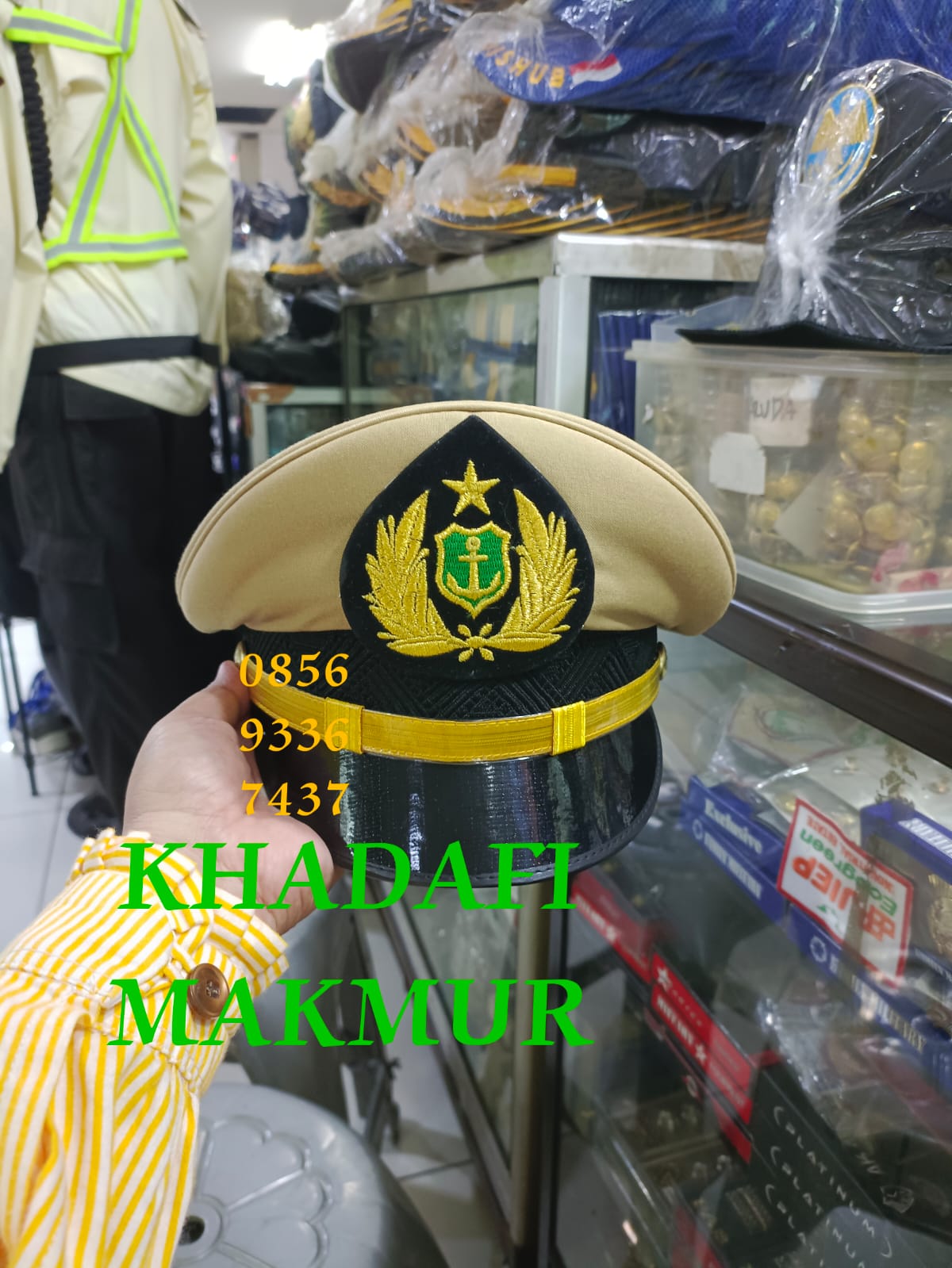 TOPI PET PDU PELAYARAN Taruna PRIA logo + list kuning bangkok | Lazada ...