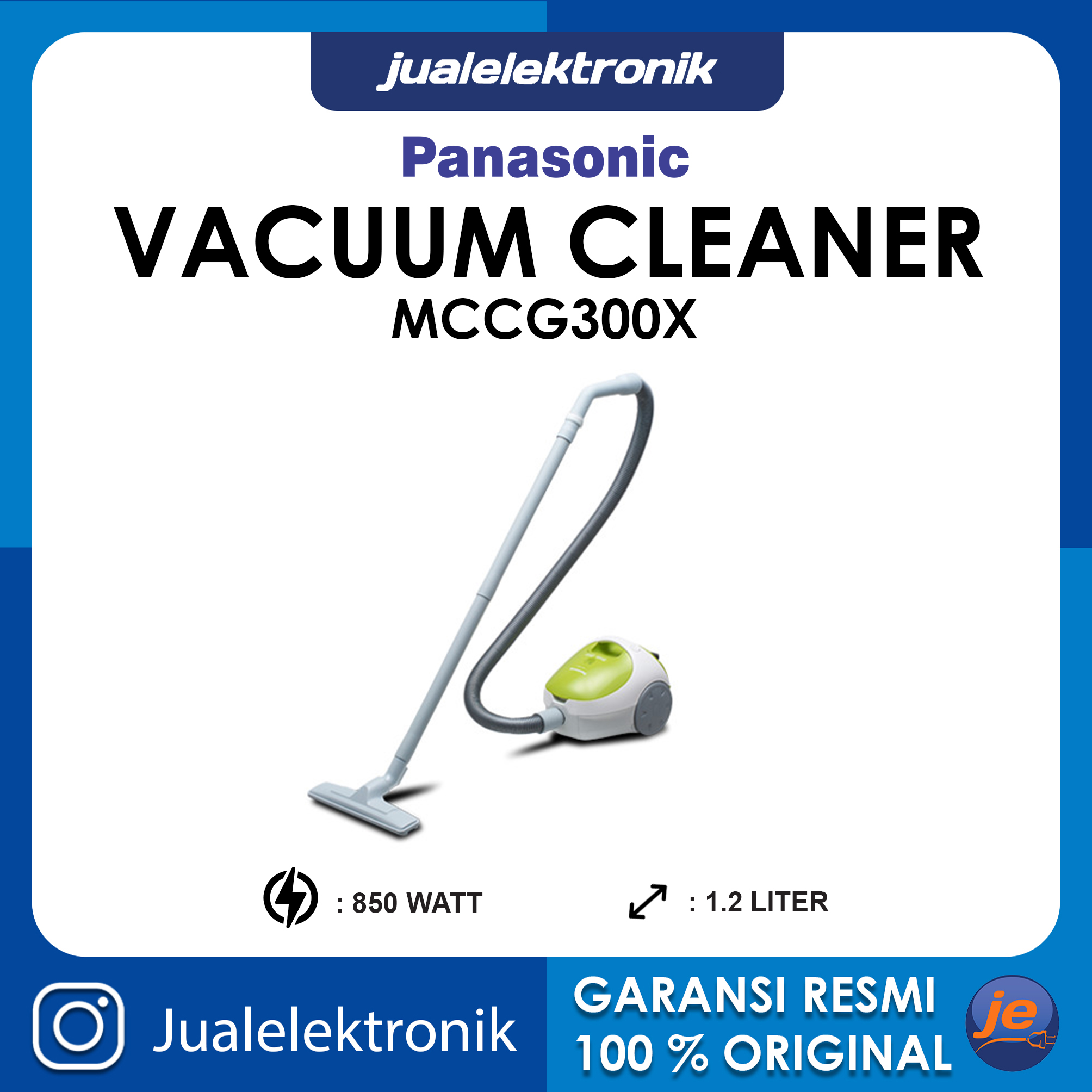 Panasonic MCCG300X – Vacuum Bagged 850 Watt Penghisap Debu Blower High ...