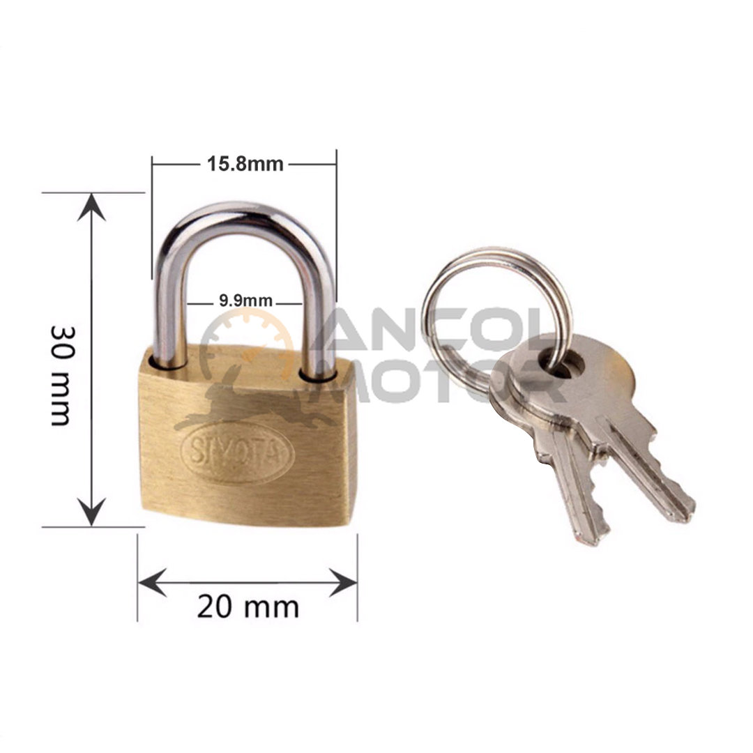 Siyota Gembok Kuning Press Top Security Padlock Kunci Pengaman | Lazada ...
