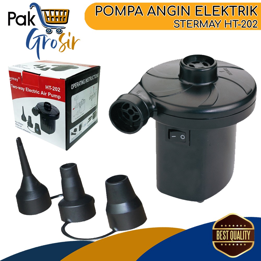 Pompa Kasur Angin Listrik HT202 Stermay Charger Ban Kolam Renang ...