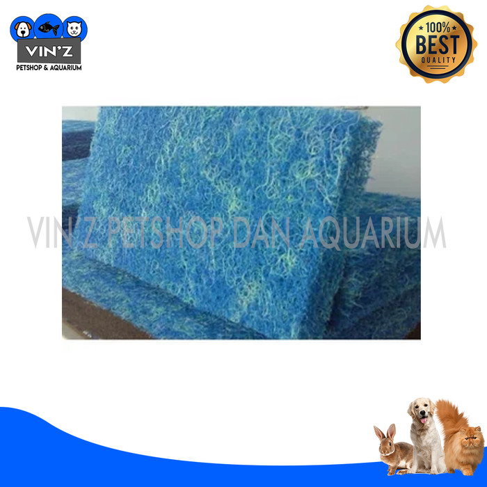 Japmat Busa Biru Aquarium Kolam Ukuran 50CM X 50CM Tebal 5cm | Lazada ...