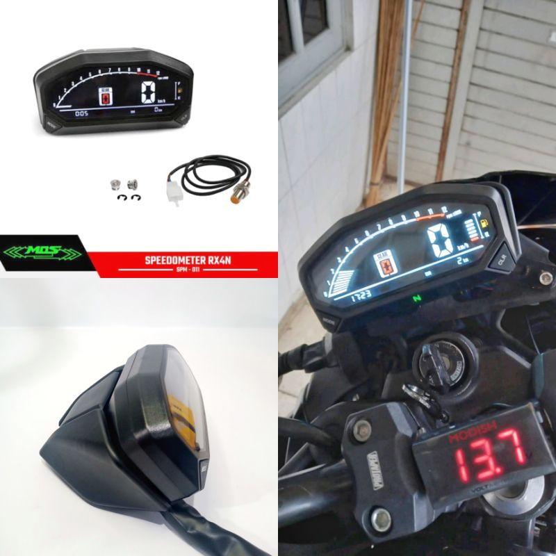 Spido Koso Rx4 Speedometer Digital Koso Rx4n Universal | Lazada Indonesia