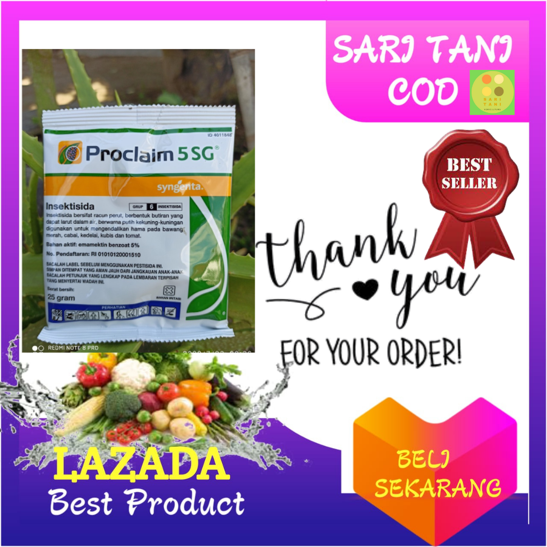 Insektisida Proclaim 5 SG - 25 Gram | Lazada Indonesia