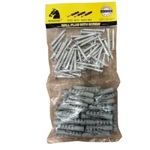 BMS - Fisher Skrup MASAKI S10 Sekrup Viser Piser Fiser Nylon S-10 M10 M ...