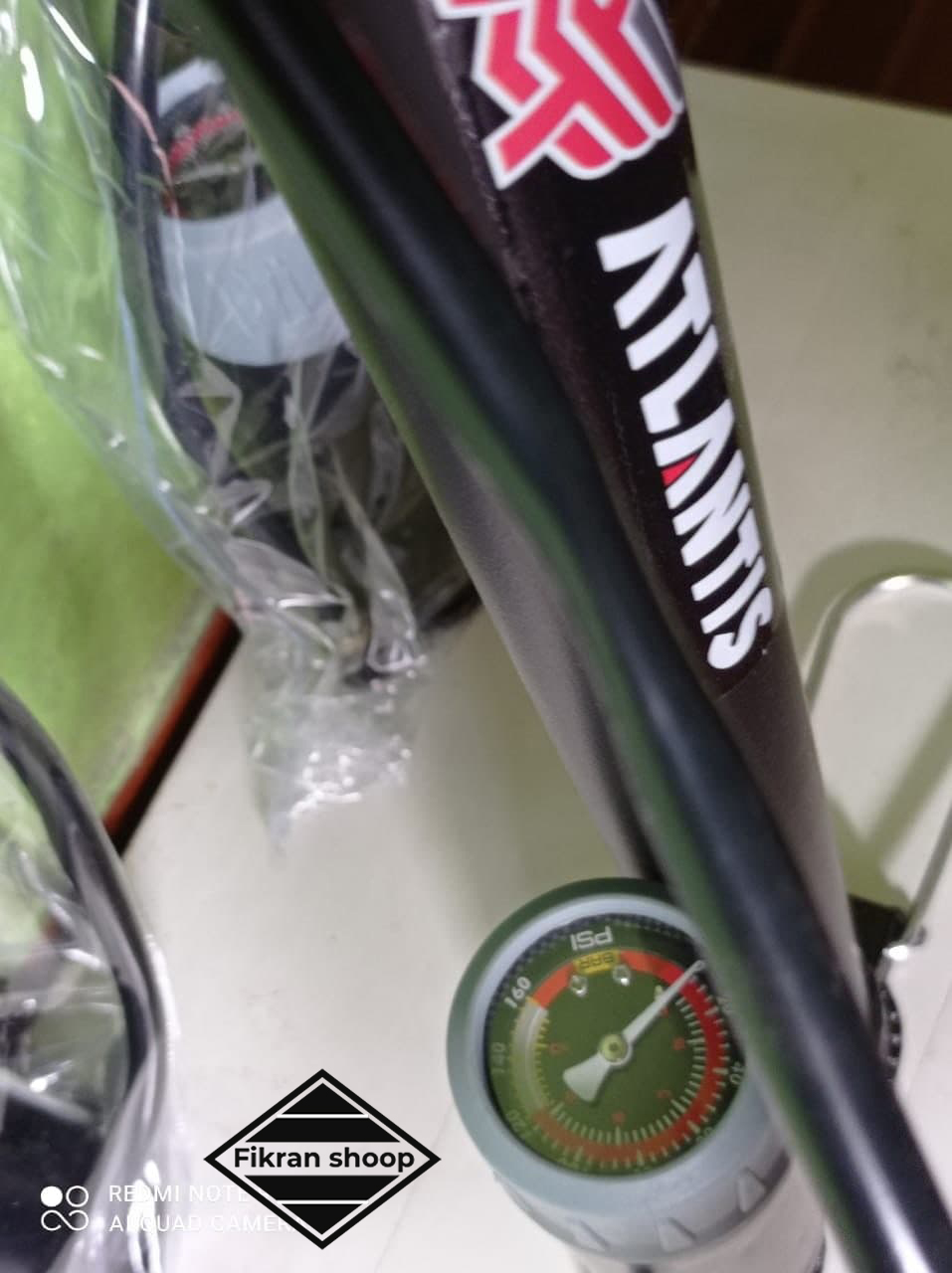 ATLANTIS Pompa Ban Tabung Meter Sepeda, Motor, Mobil Manual Hidrolik ...