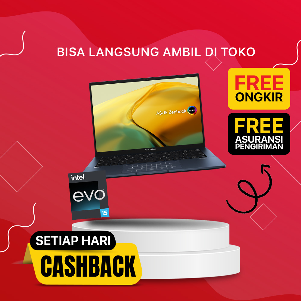 ASUS Zenbook 14 OLED Q409 Intel Core i5-1240P RAM 8GB 256GB SSD Intel ...