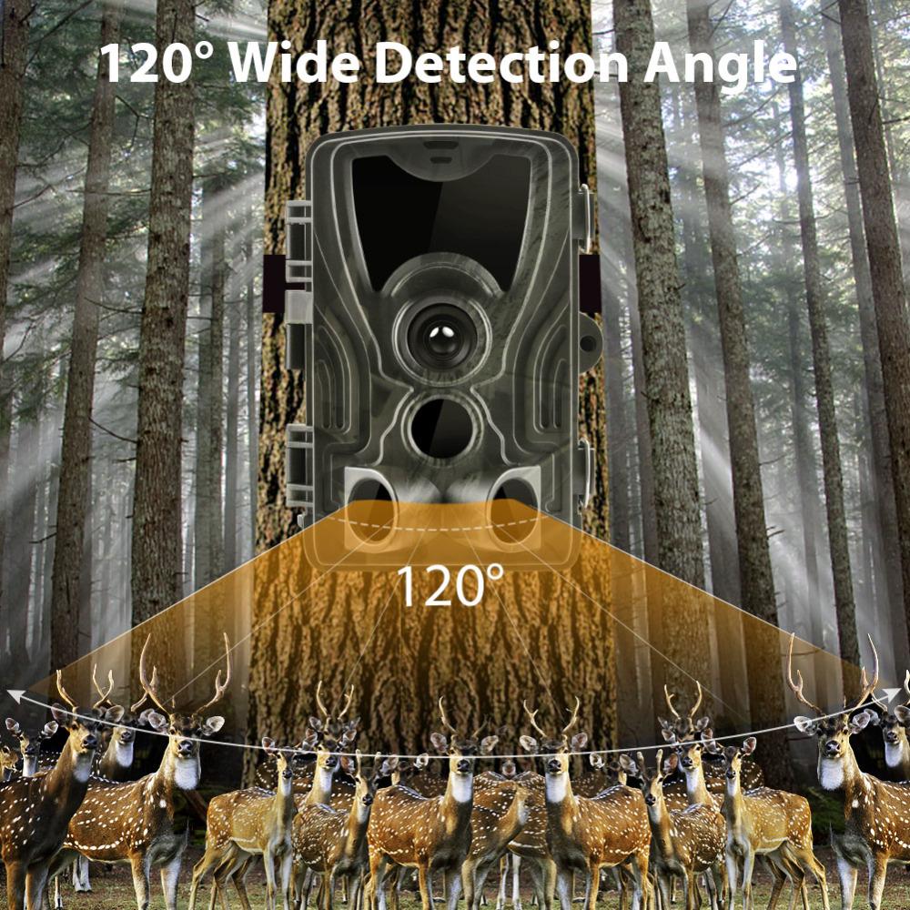 Temoo กล้องล่าสัตว์ไร้สายเส้นทาง Night Vision กล้อง hc801a 16mp 1080 ...