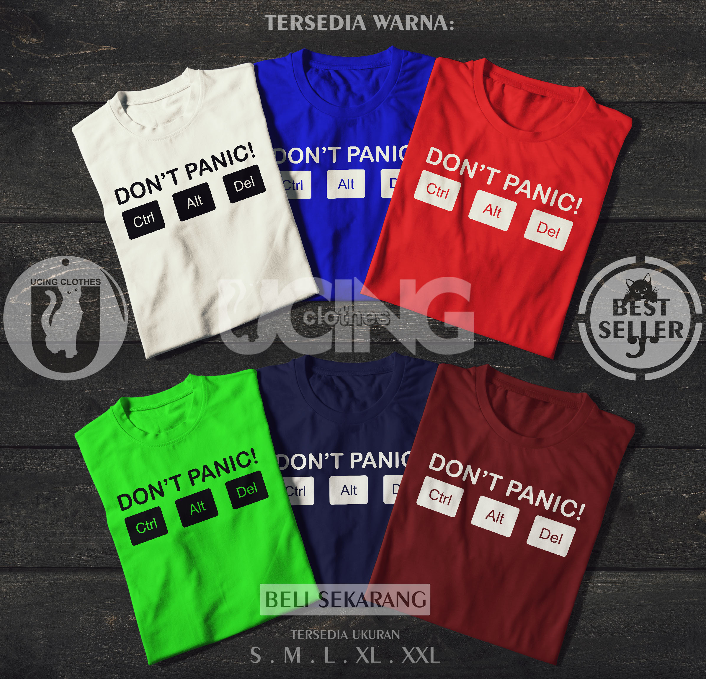 Kaos Baju Dont Panic Ctrl Alt Del Kaos Distro | Lazada Indonesia Kaos Baju Dont Panic Ctrl Alt Del Kaos Distro | Lazada Indonesia