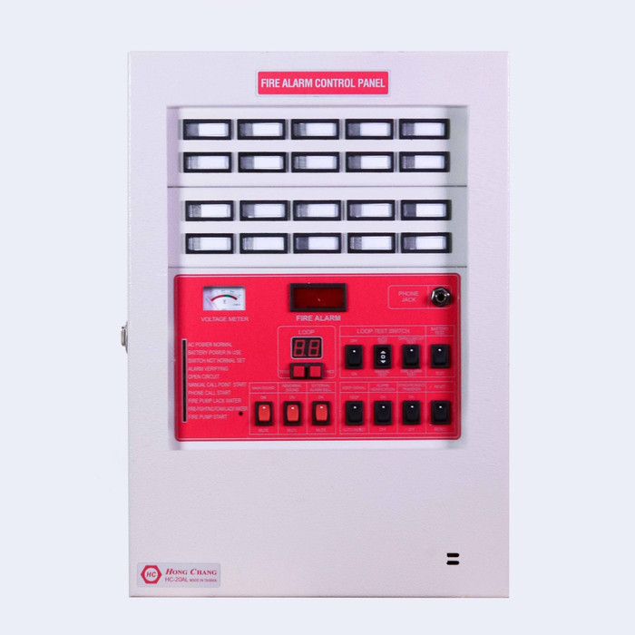 CONTROL PANEL 20 ZONE FIRE ALARM HONG CHANG HC 20 AL BESI MASTER MCFA | Lazada Indonesia