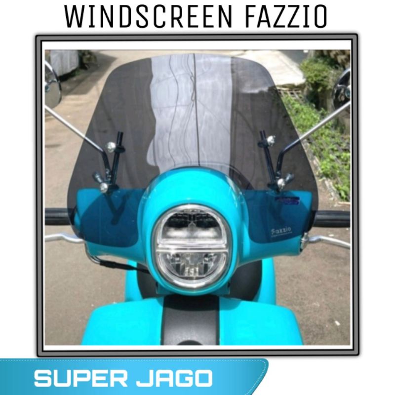 Visor Windshield Fazzio 125 / Kaca Depan Fazzio / Windscreen Fazzio ...