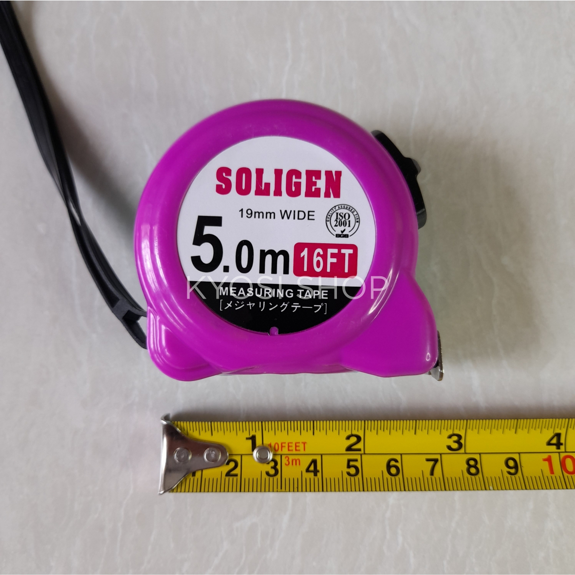 Meteran Bangunan Roll Soligen 5M 5 Meter Alat Ukur Rol Measuring Tape ...