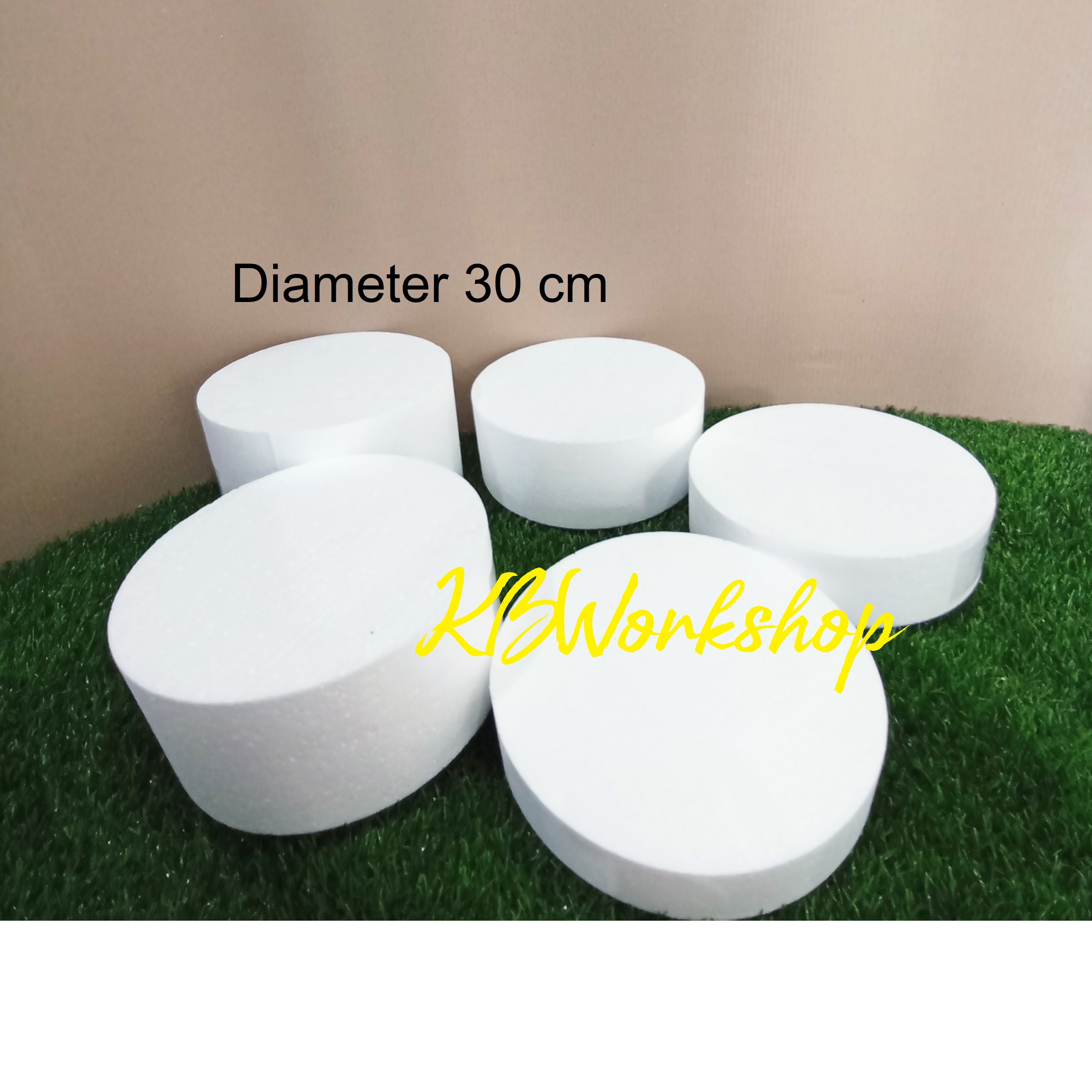Gabus Styrofoam Bulat diameter 30cm untuk towersnack , towercake dan ...