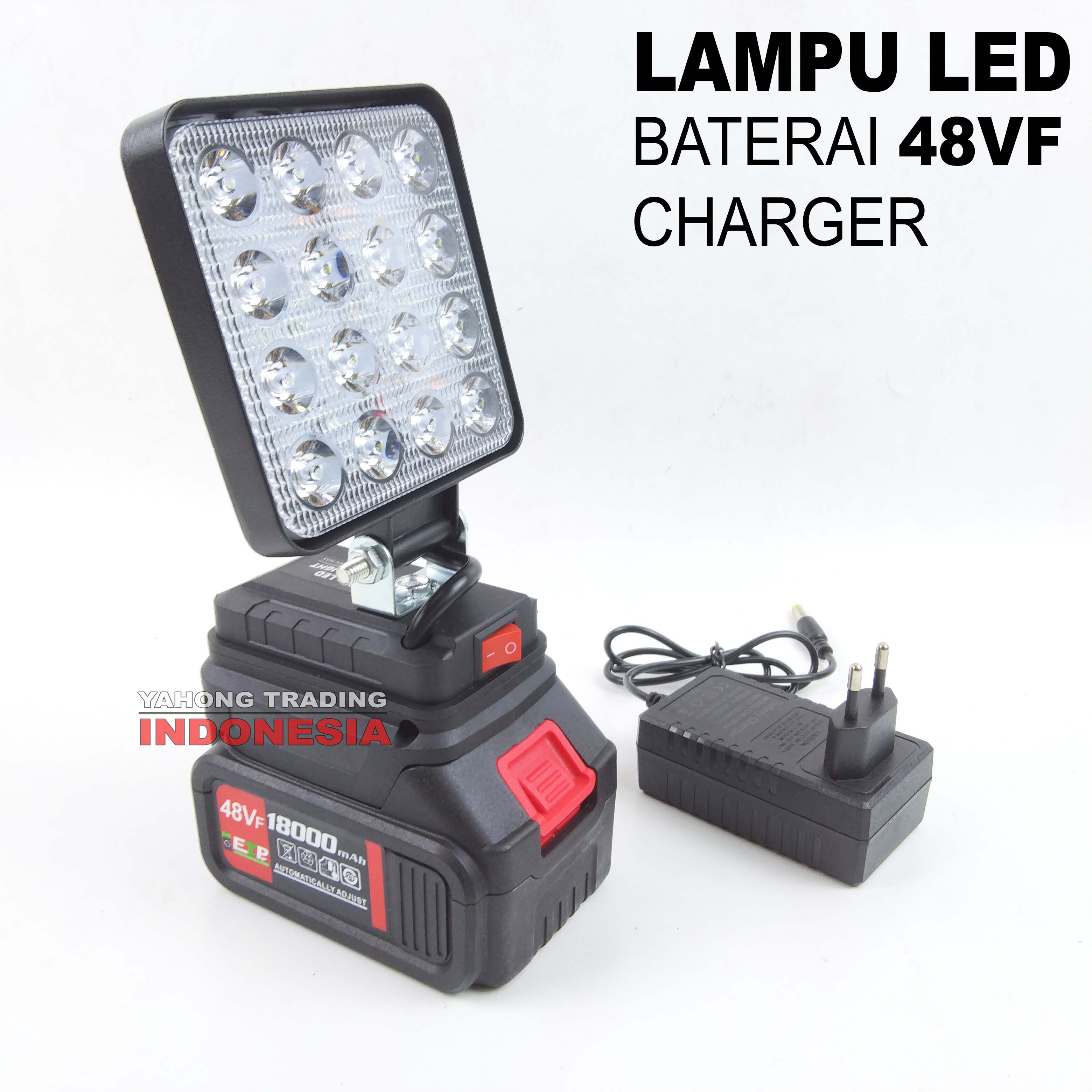 Lampu LED Portable Lamp Baterai 21V 48VF SUNC TOOLS | Lazada Indonesia