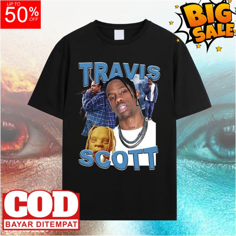 [BISA COD] BAJU T-SHIRT TRAVIS SCOTT - KAOS TRAVIS SCOTT - BAJU KAOS ...