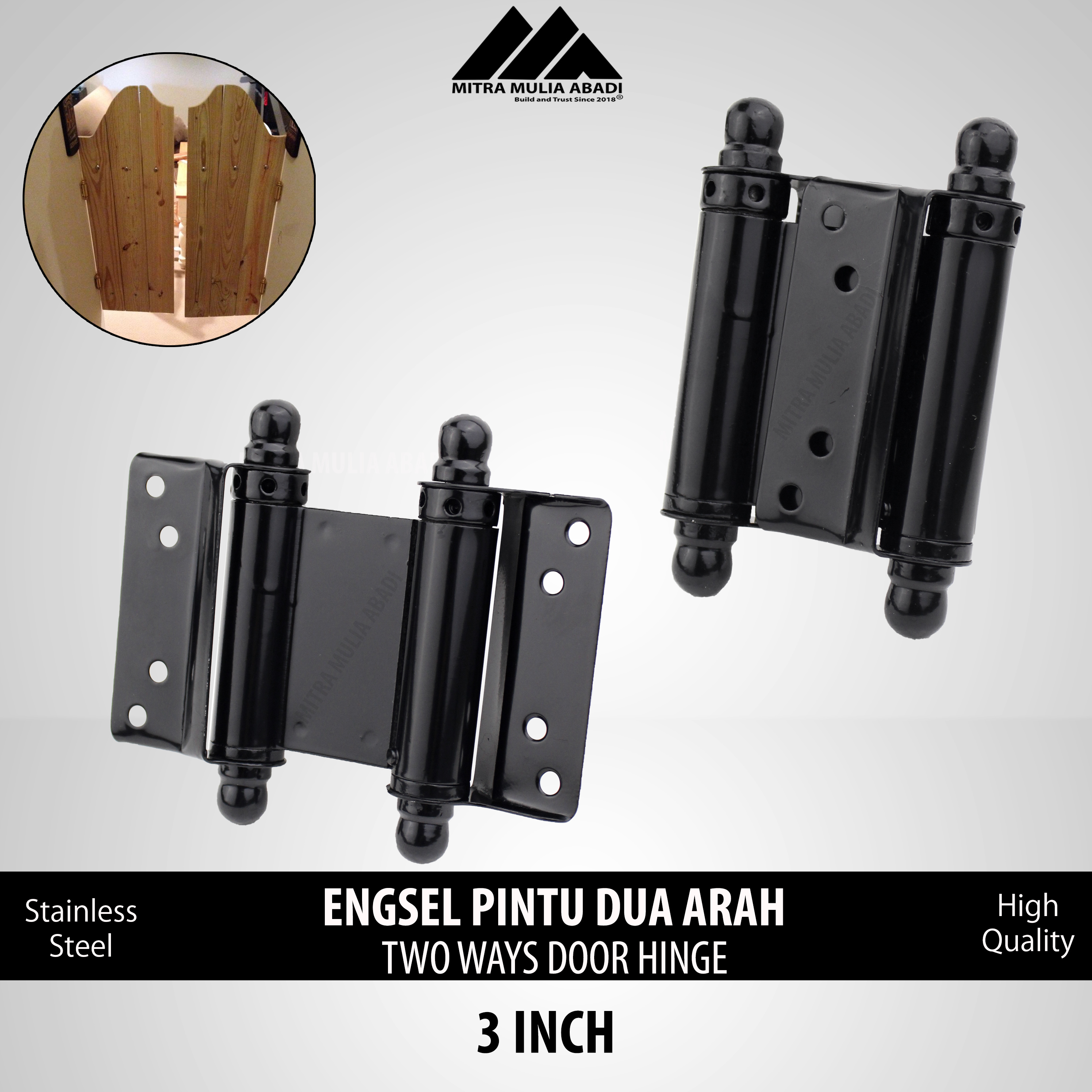 Engsel Double Action Per Koboi 3 Inci l Koboy l Pintu Dua Arah Double ...
