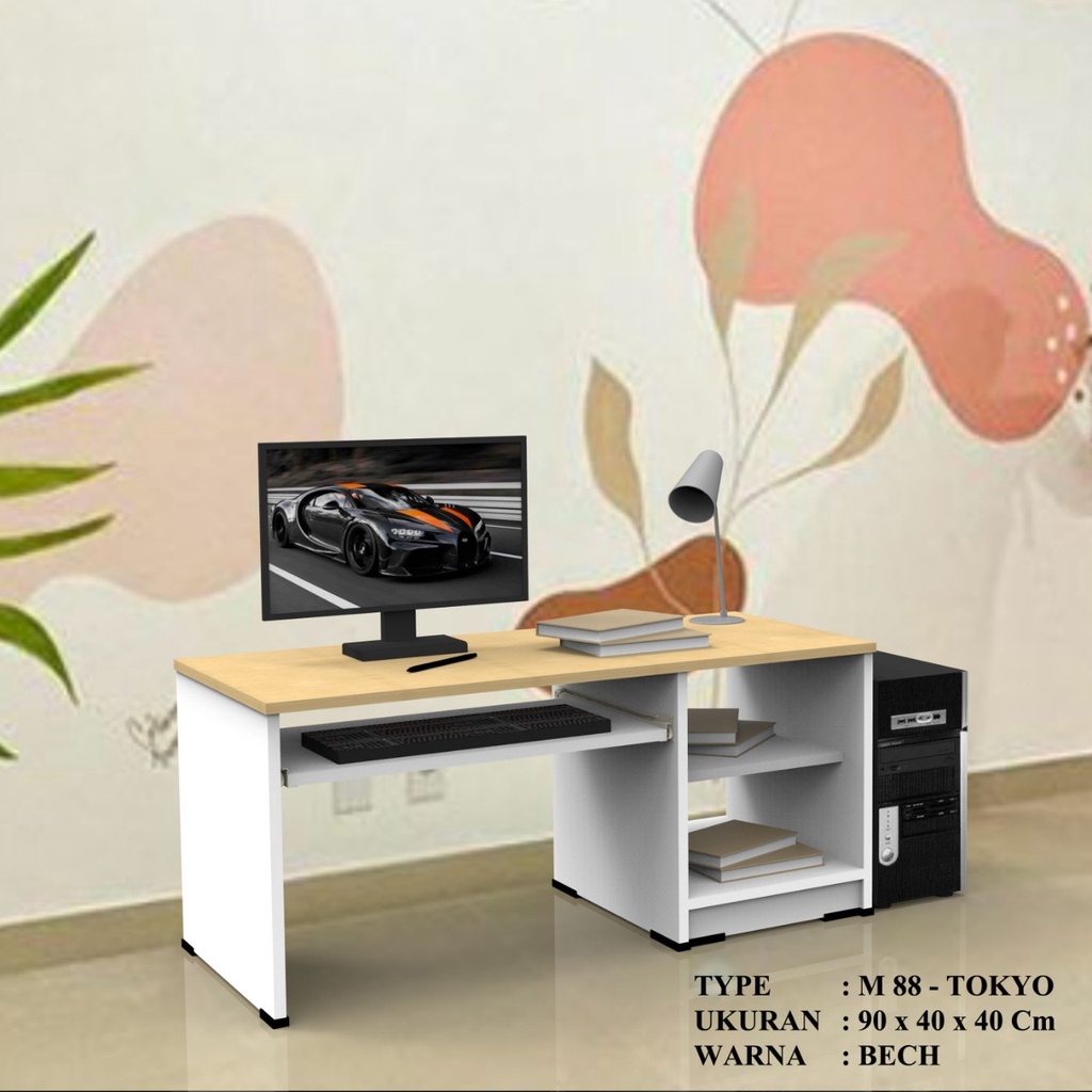 Meja lesehan minimalis meja laptop meja komputer serbaguna meja pc meja ...