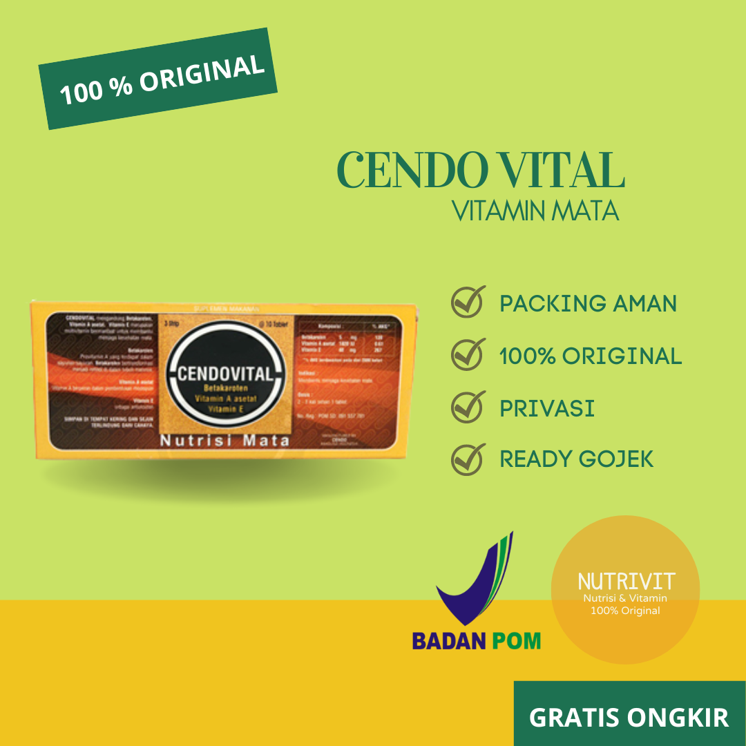CENDO VITAL VITAMIN MATA | Lazada Indonesia