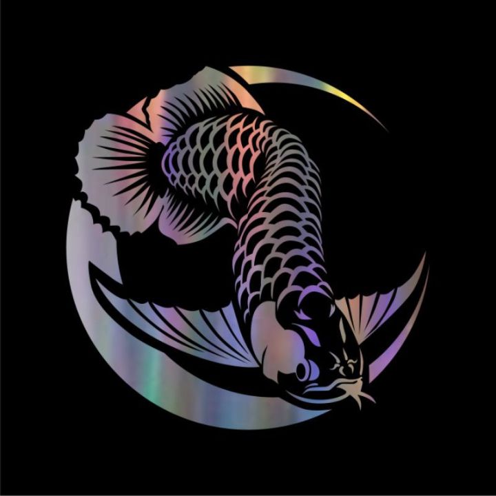 Stiker Logo Ikan Arwana / Sticker Arowana | Lazada Indonesia