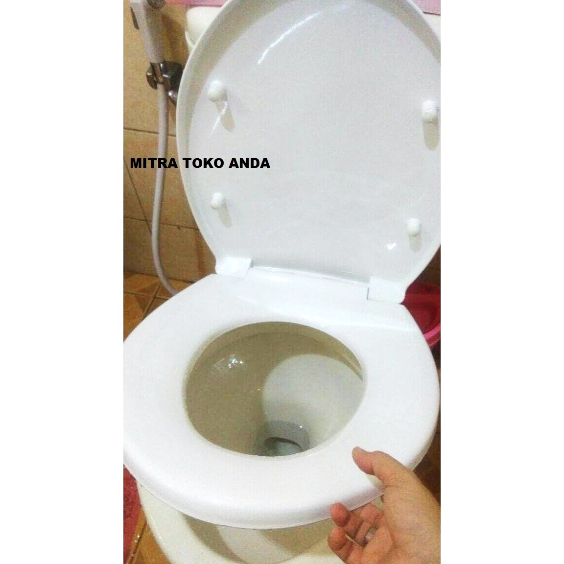 Tutup Closet Duduk Original / Seat Cover Kloset Anti Pecah ( Universal ...