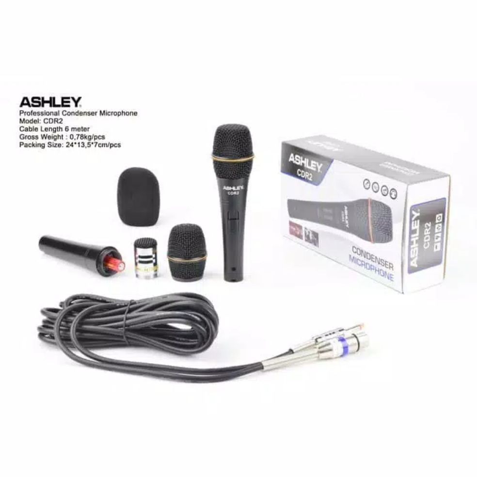 mic kabel ASHLEY original CDR 2 | Lazada Indonesia