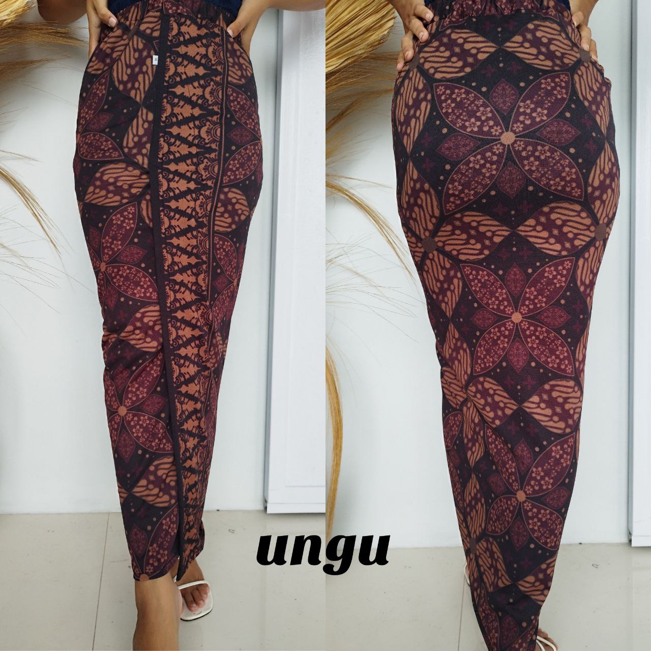 rok lycra strait kamen motif songket bali rok panjang rok bali bawahan ...