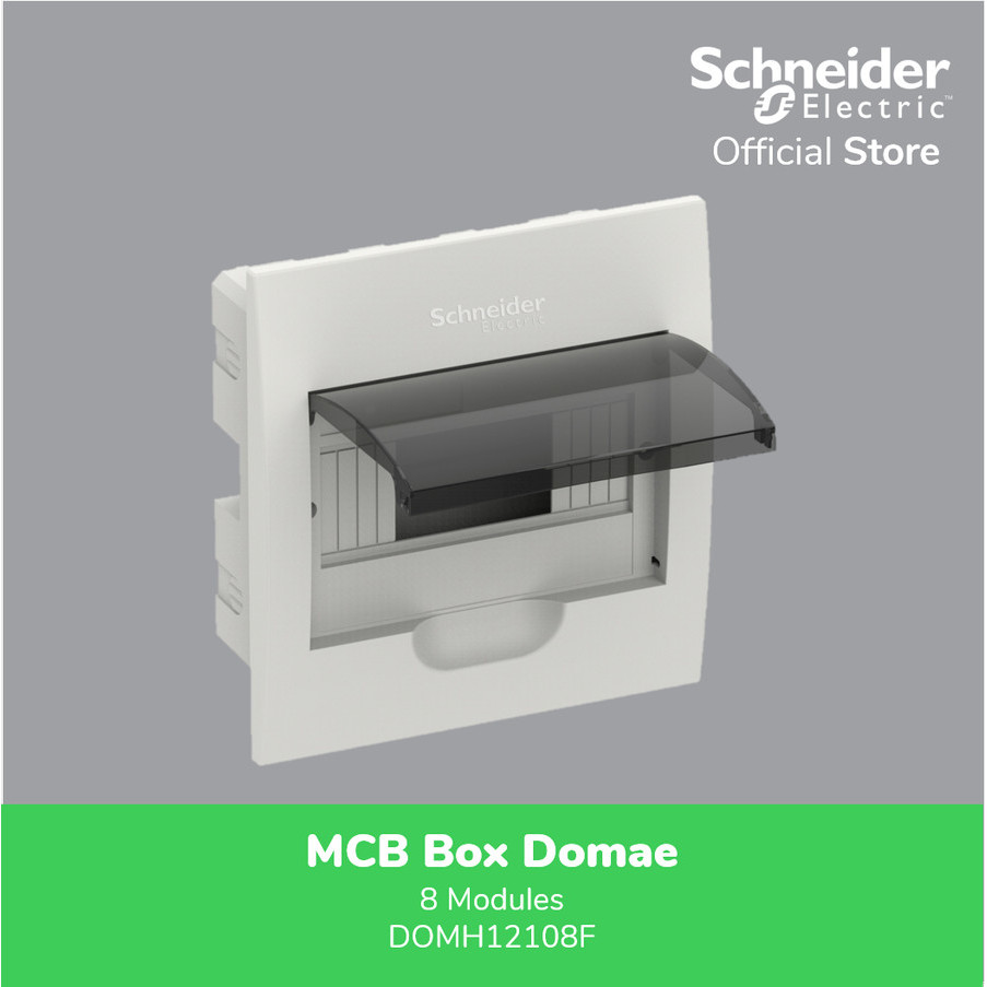 Schneider Electric Domae MCB Box 8 mod inbow transparent | Lazada Indonesia