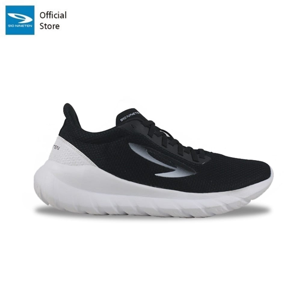 910 Nineten Yasha Sepatu Lari Hitam Putih | Lazada Indonesia