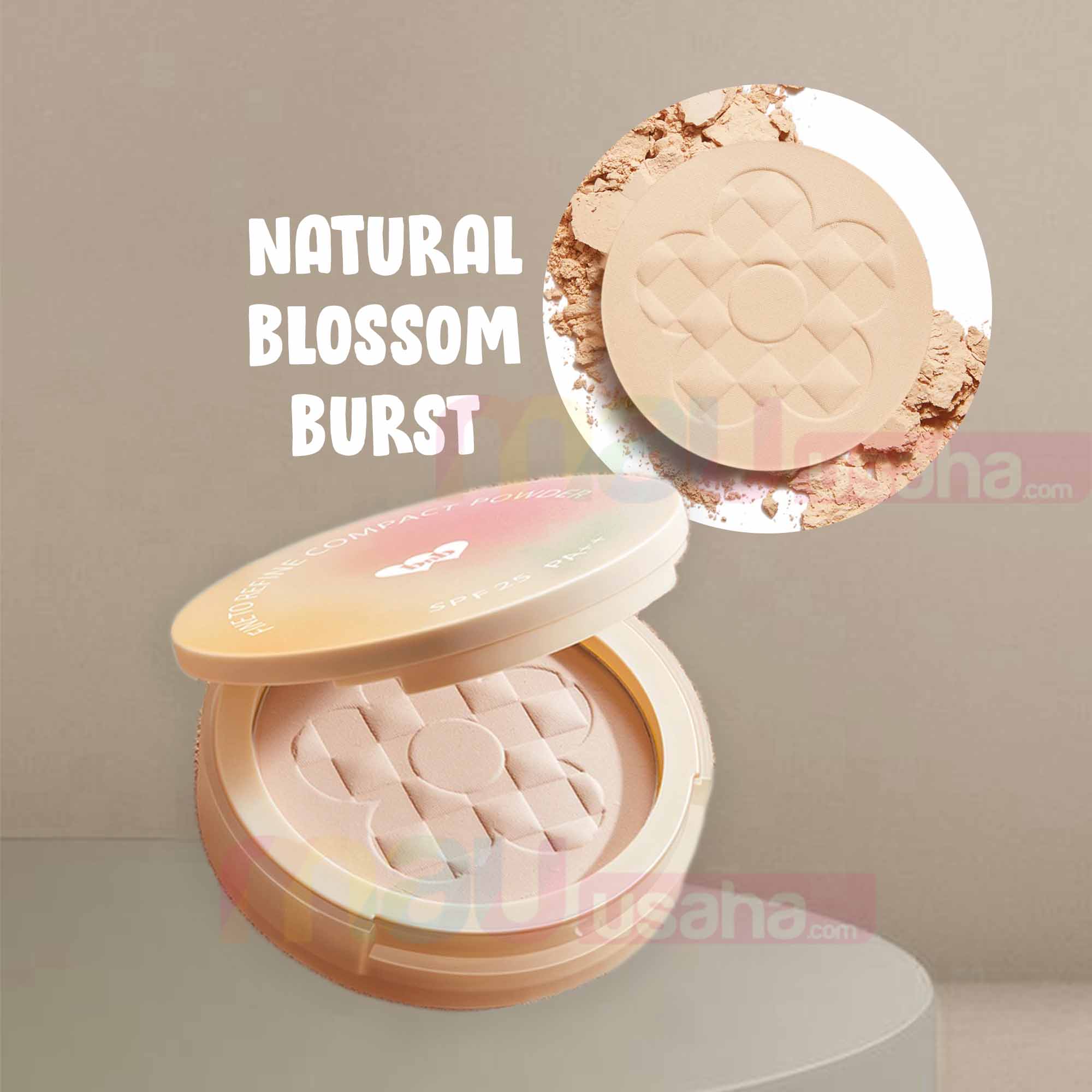 BNB barenbliss Korean Bloomatte Fine to Refine Compact Powder Bedak ...