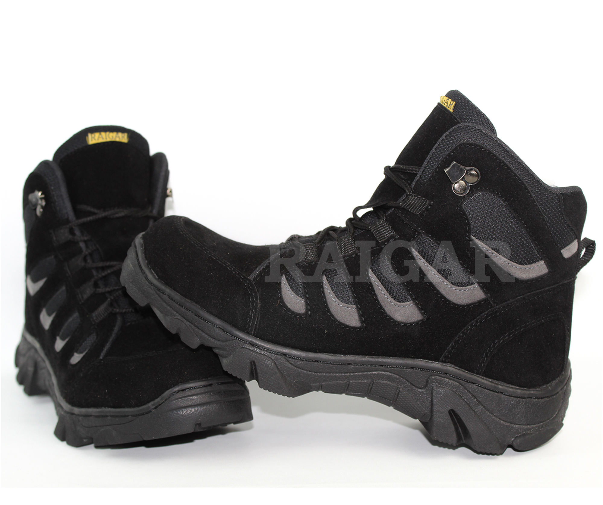 Raigar Sepatu Safety Pria Cream Boots Ujung Besi Septi Sol Delta Kerja ...