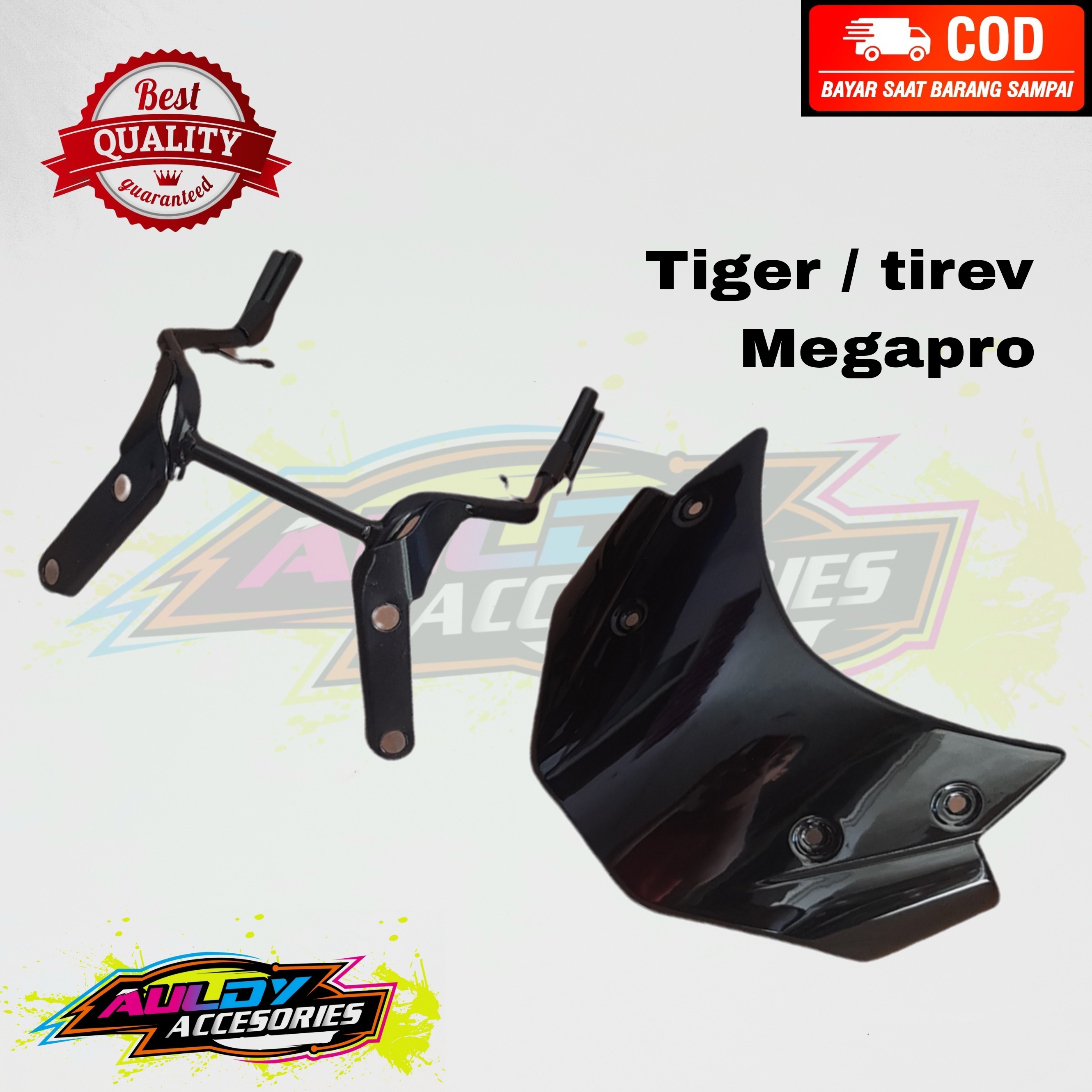 Visor Tiger Revo Tirev Megapro Mega Pro Primus Set Breket Bracket ...