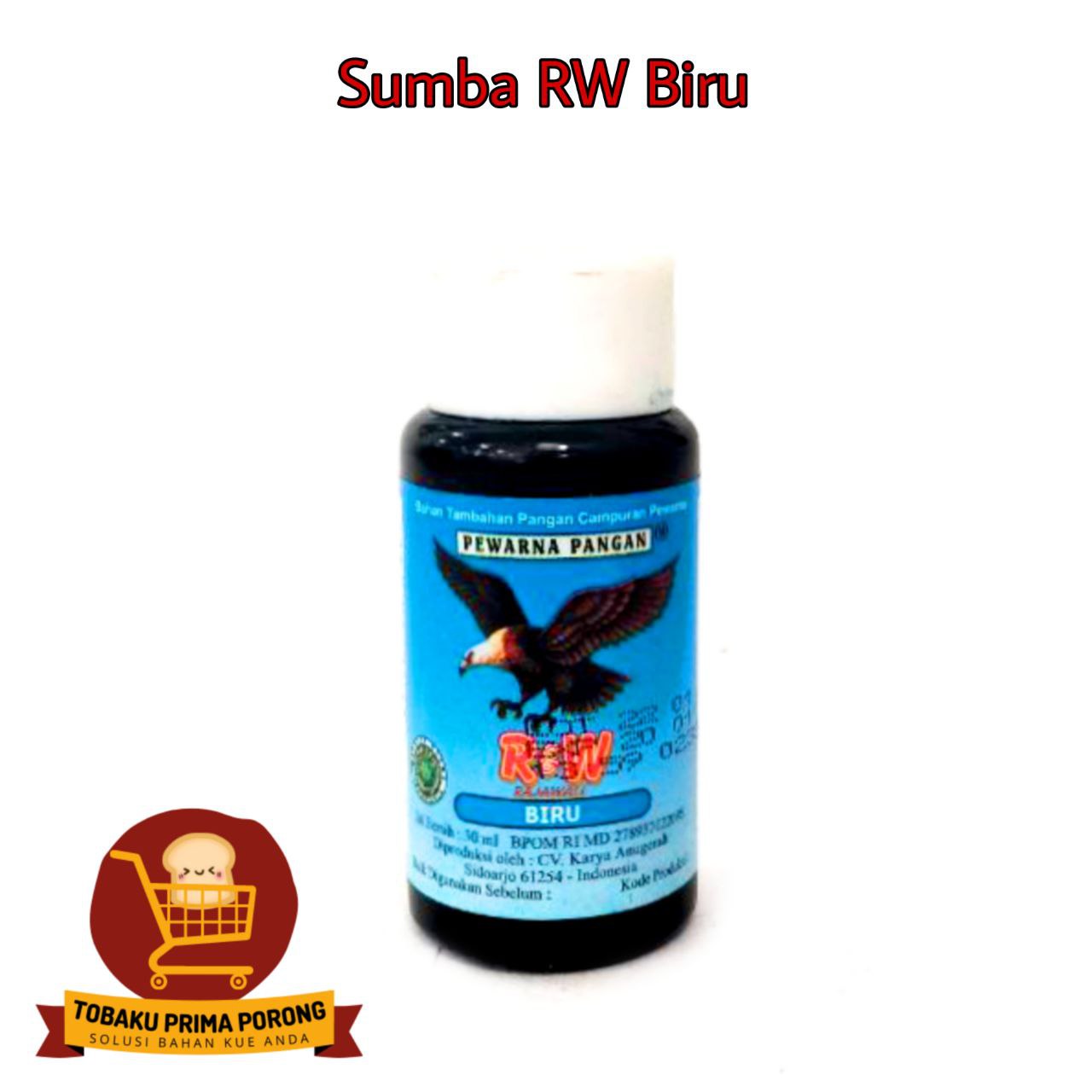 PEWARNA MAKANAN RAJAWALI 30 ML / PEWARNA RAJAWALI - BIRU RW | Lazada ...