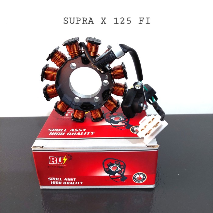 SPULL SPUL STATOR ASSY TEMBAGA HONDA SUPRA X 125 HELM IN INJECTION FI ...