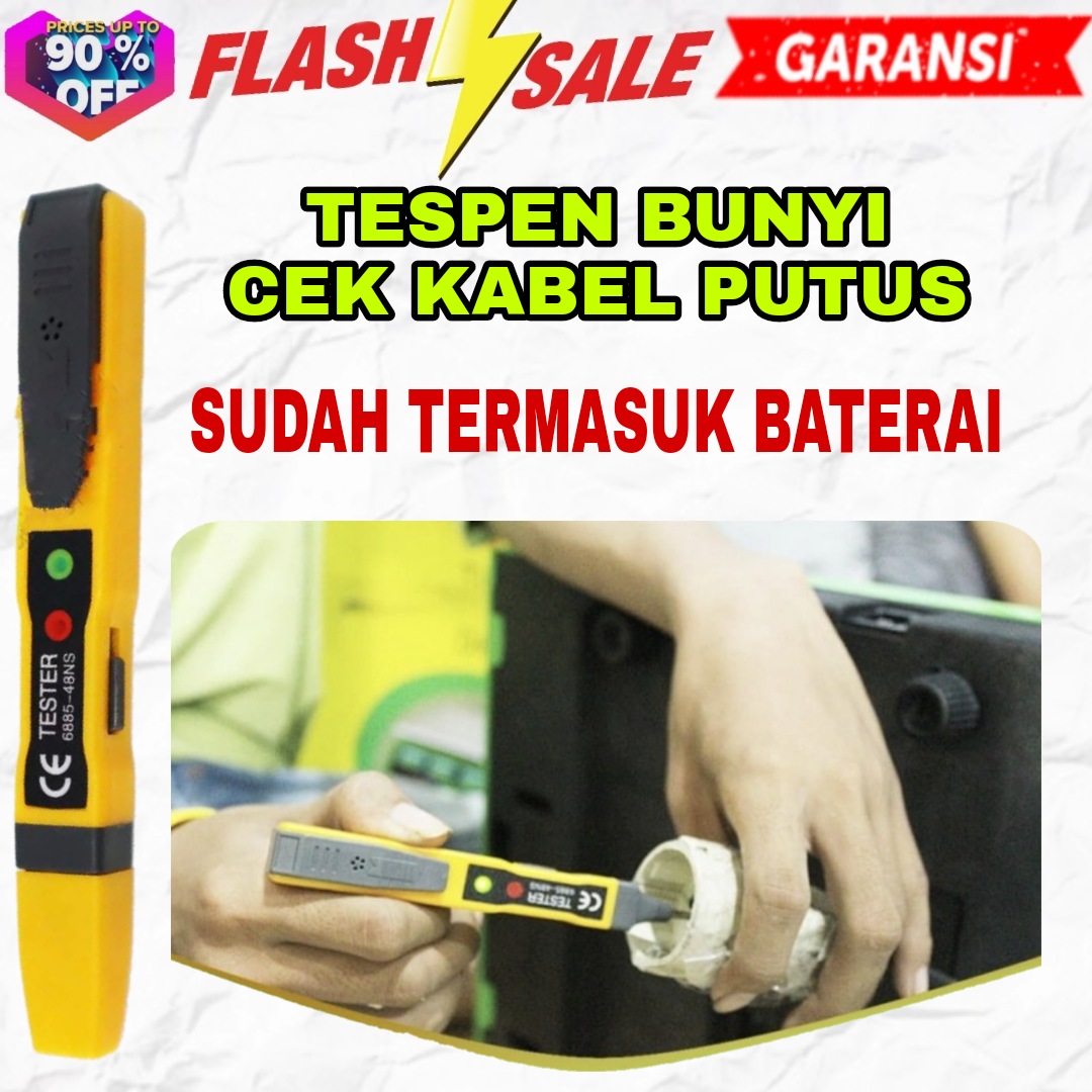 Alat Pendeteksi Arus Aliran Listrik Tespen Bunyi Deteksi Kabel Putus ...