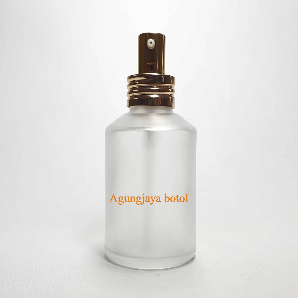 Botol Kaca GD 120 Ml T 103 Clear Frosted Tutup Pump Treatment / Botol ...