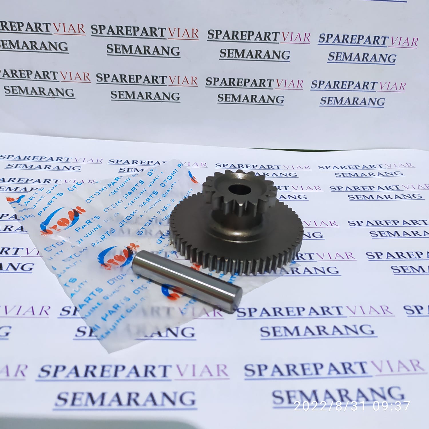 Dual gear gigi stater viar cross x 200 vsr gear penghubung stater 16 ...