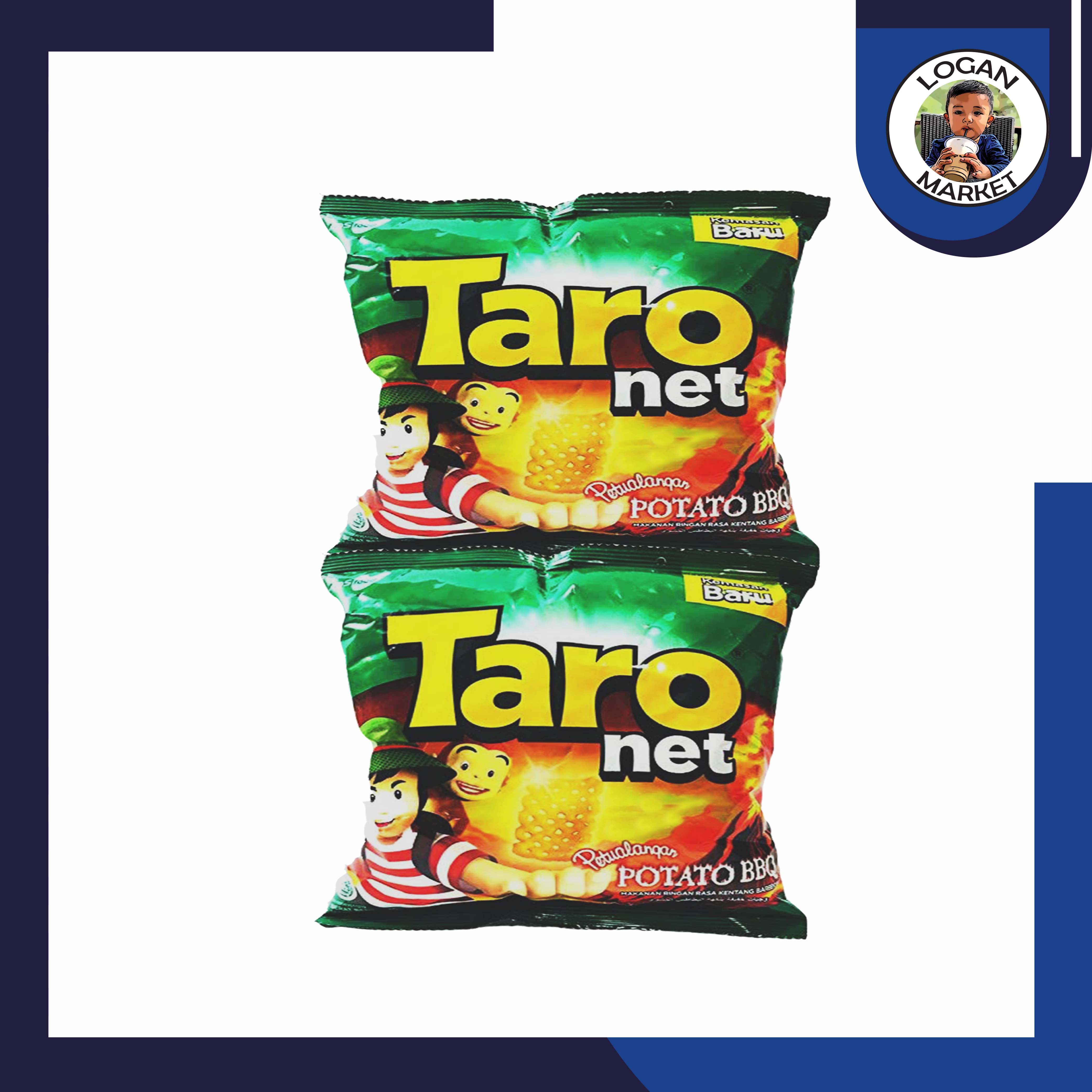 Taro Net Snack 9 gr 9gr Seaweed Potato BBQ Barbeque 10 Pcs Sachet 10Pcs ...