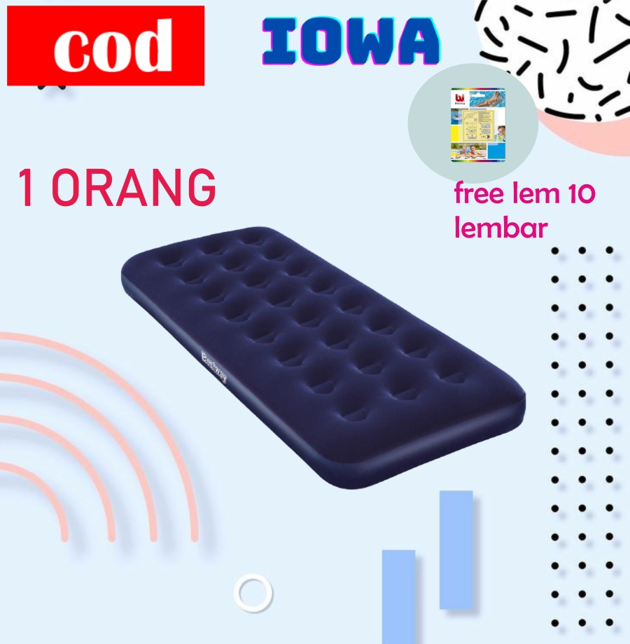 Kasur Angin Bestway Berukuran Single, Double, Queen, dan King free lem ...