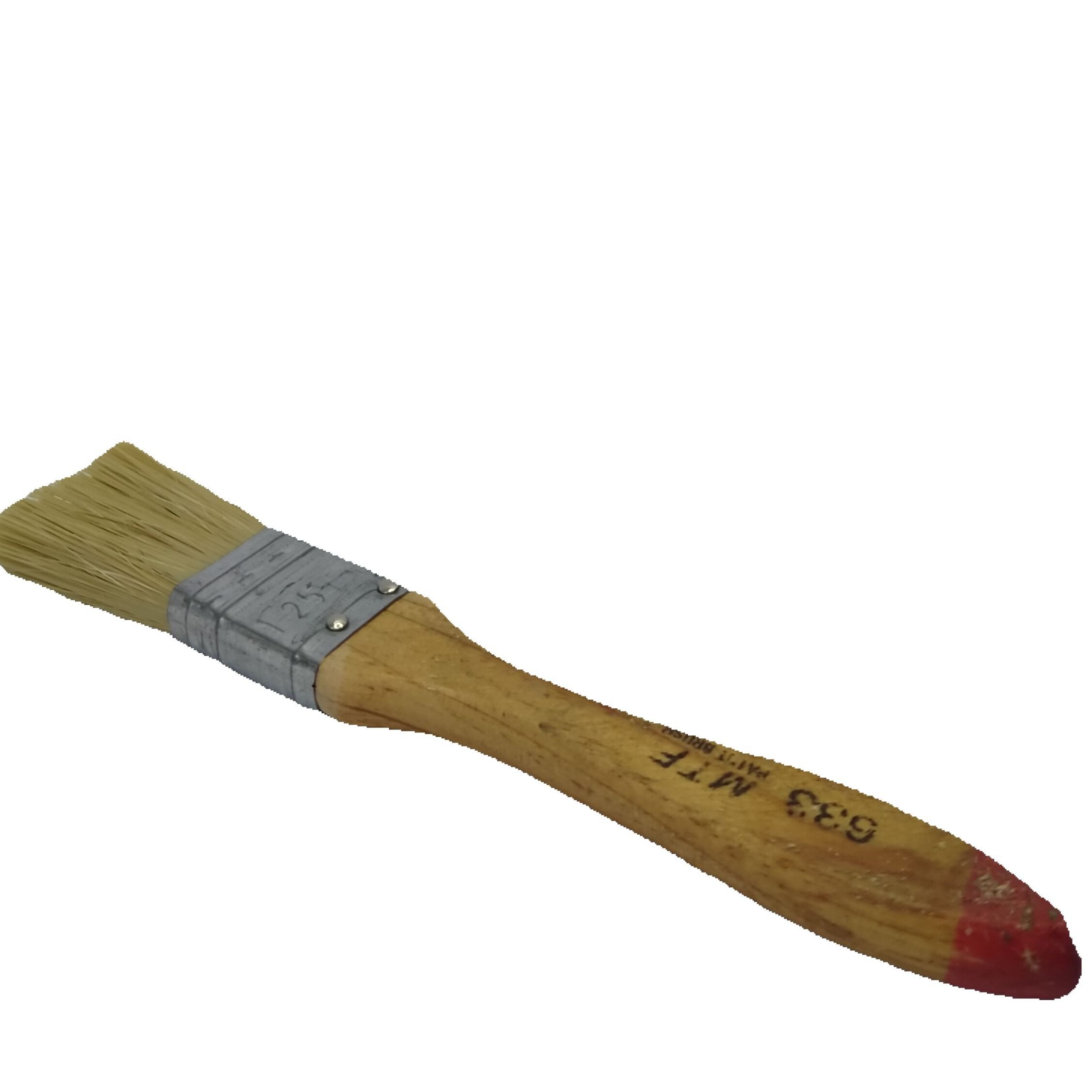 Kuas cat kayu besi gagang kayu ukuran 1 inci 3cm bulu halus tebal cod ...