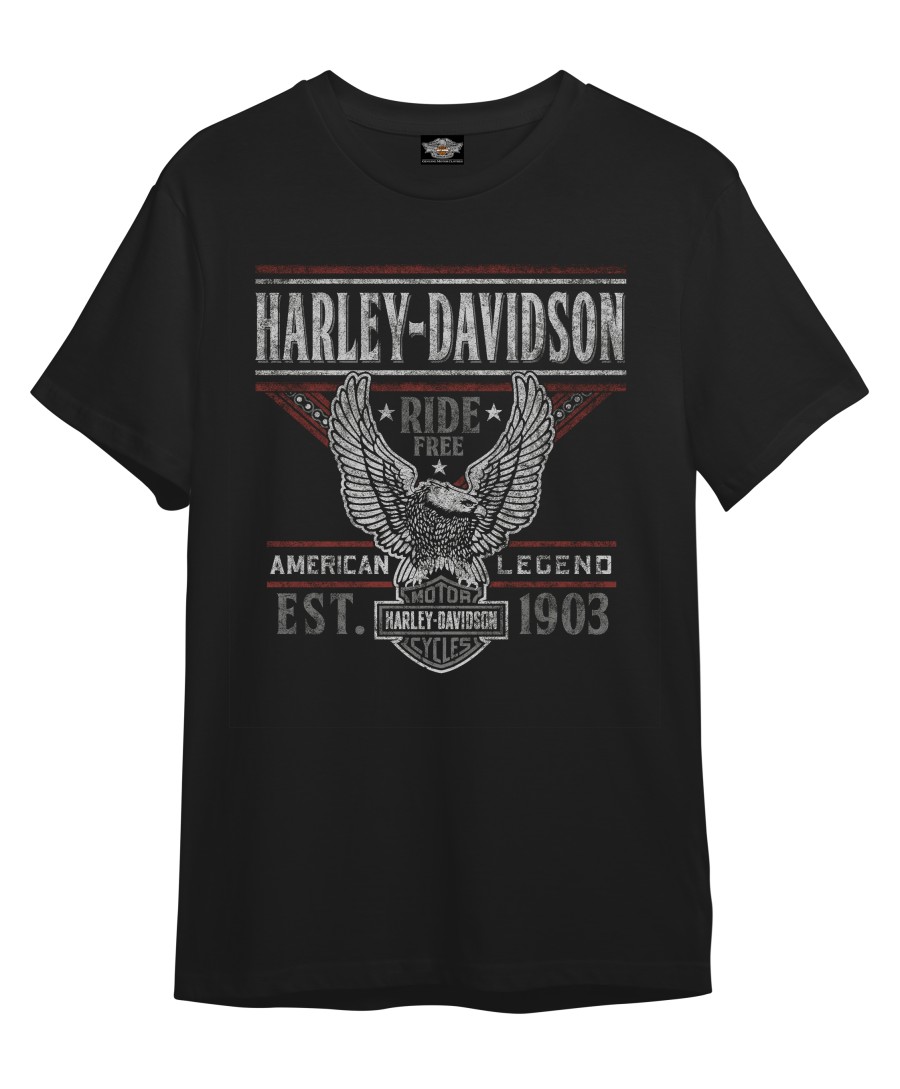 Kaos baju motor biker harley davidson ride free | Lazada Indonesia