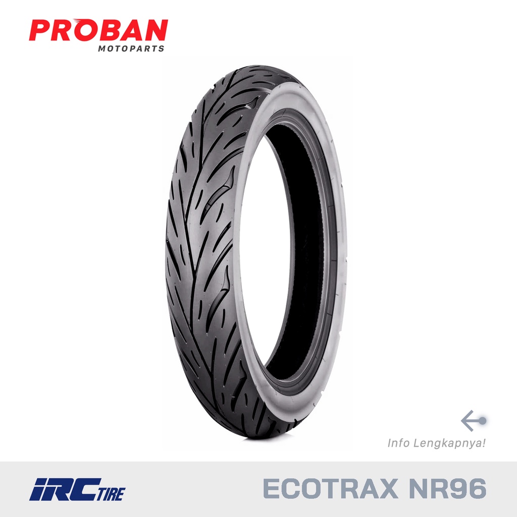 IRC TL ECOTRAX NR96 80/90-14 BAN MOTOR TUBELESS | Lazada Indonesia