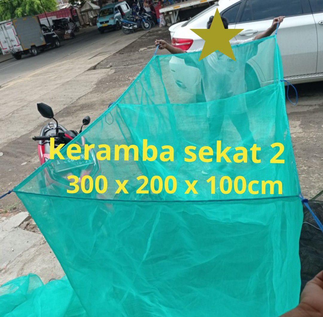 Keramba sekat 2 ukuran 3x2x1 dibagi 2 kotak keramba ikan | Lazada Indonesia