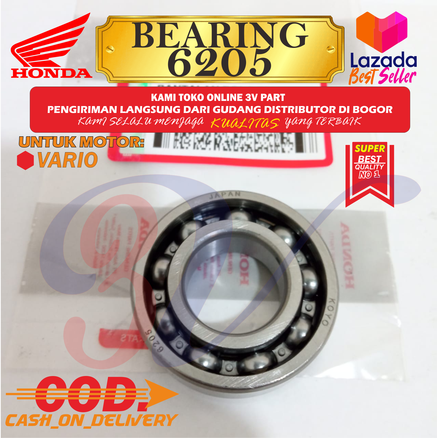 BEARING HONDA 6205 KOYO | Lazada Indonesia