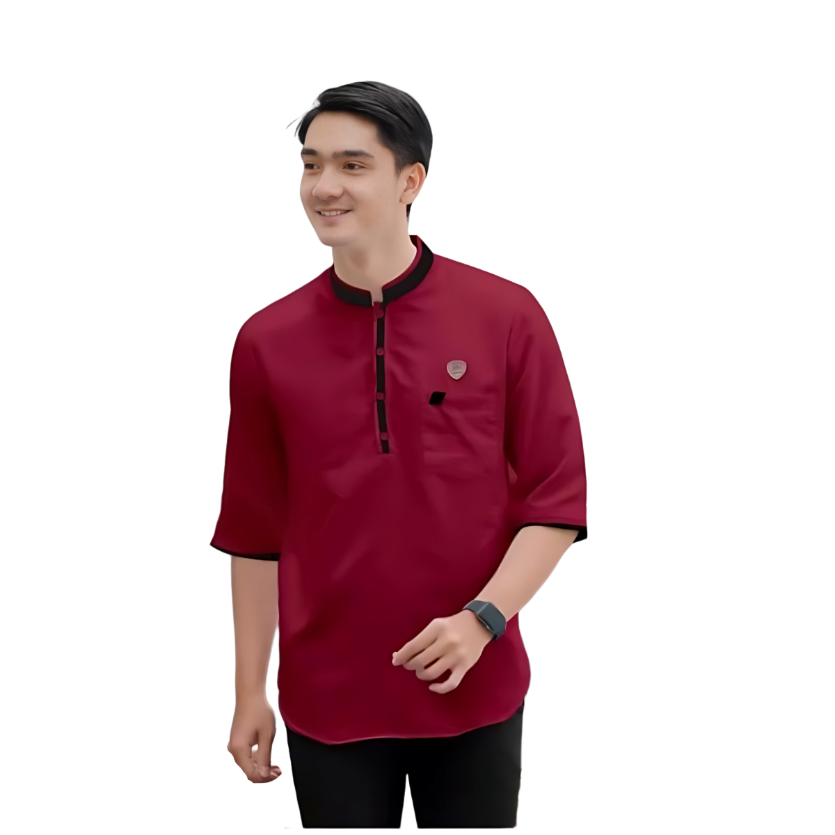 BAJU KEMEJA KOKO KEMKO COWOK PRIA DEWASA KURTA AGAM LENGAN 3/4 SANTRI ... BAJU KEMEJA KOKO KEMKO COWOK PRIA DEWASA KURTA AGAM LENGAN 3/4 SANTRI ...