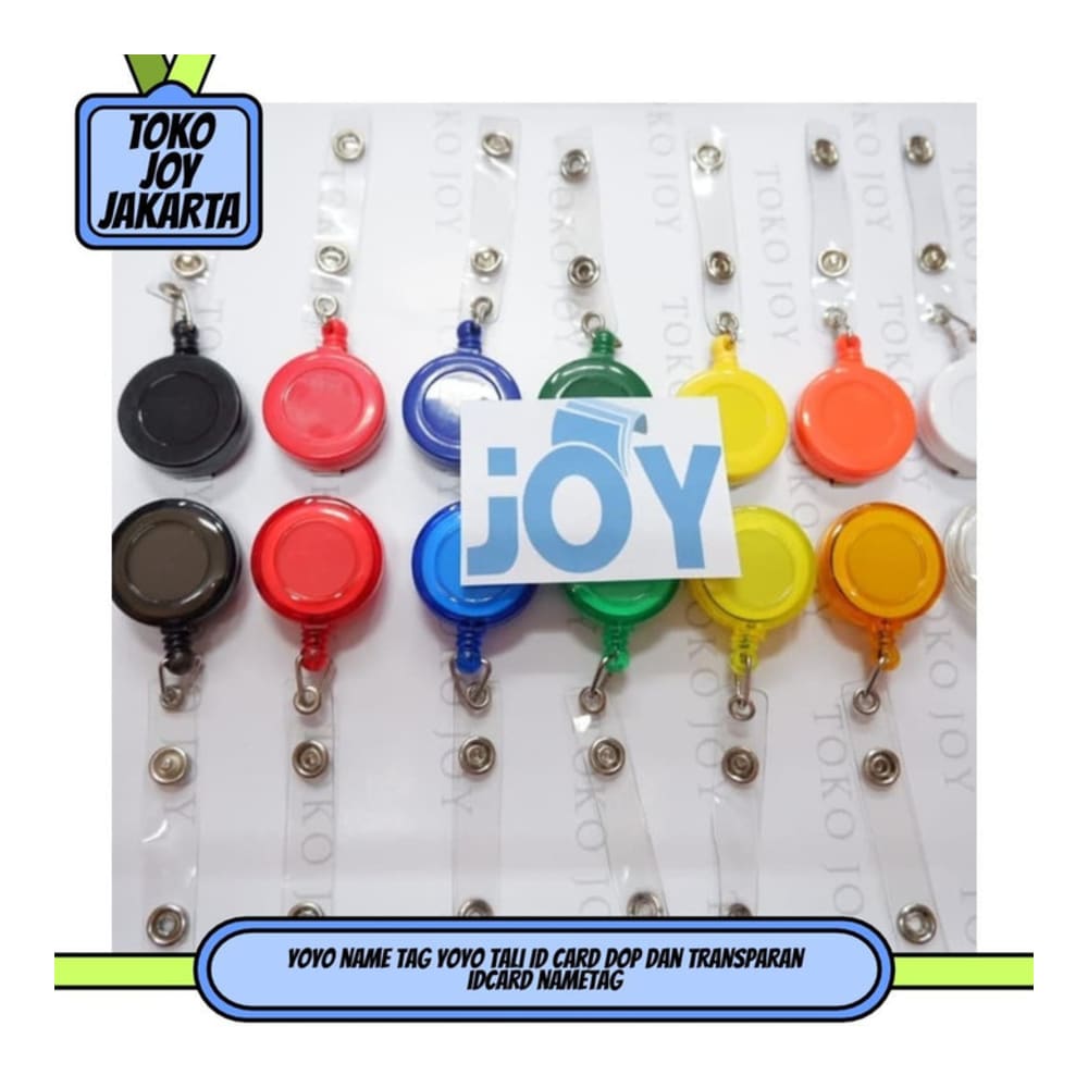 COD yoyo name tag yoyo tali ID card dop dan transparan idcard nametag ...