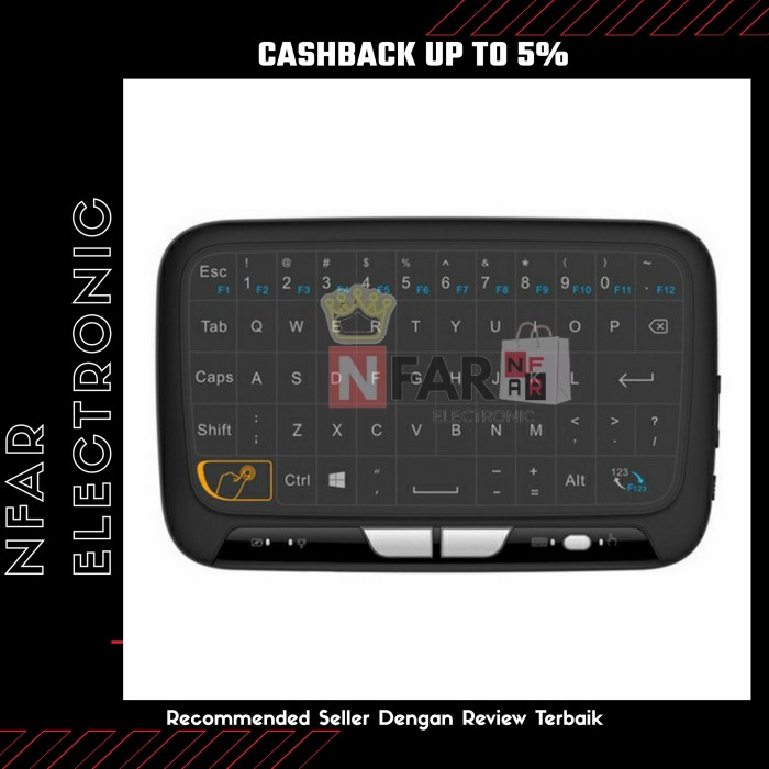 keyboard touchpad wireless Air Mouse 2.4 Ghz Keyboard Layar Sentuh ...