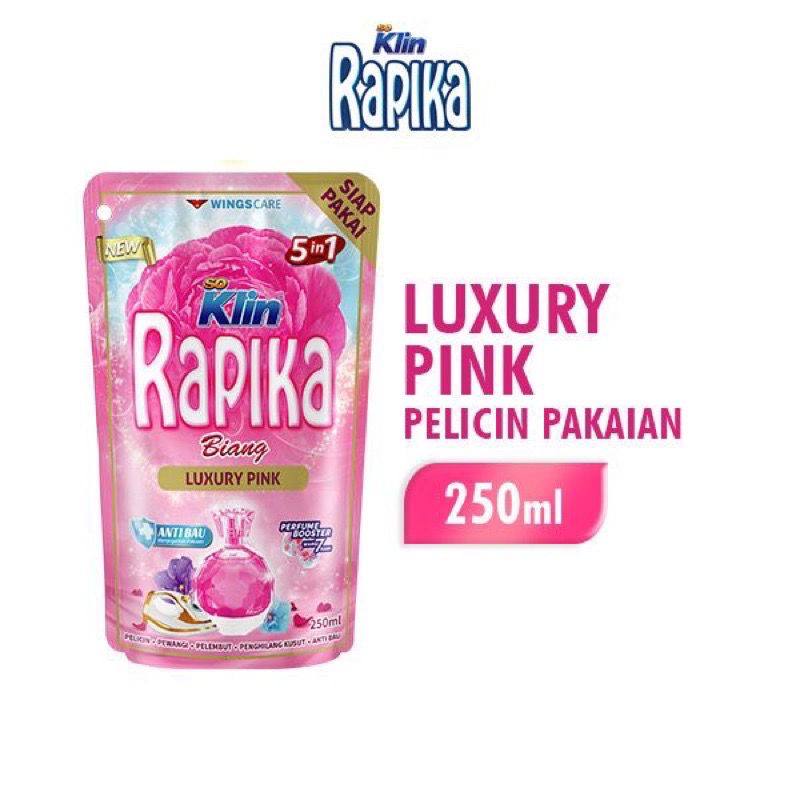 Rapika Biang Refill 250ml Pewangi Pakaian Luxury Pink So Klin | Lazada ...