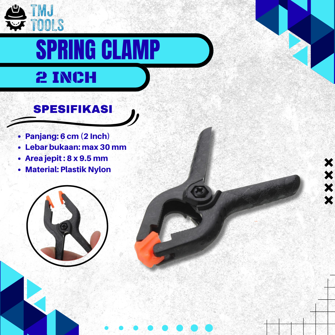Spring Clamp 2 Inch 6 Inch 9 Inch Klem Penjepit Kayu Catok Kayu Alat ...