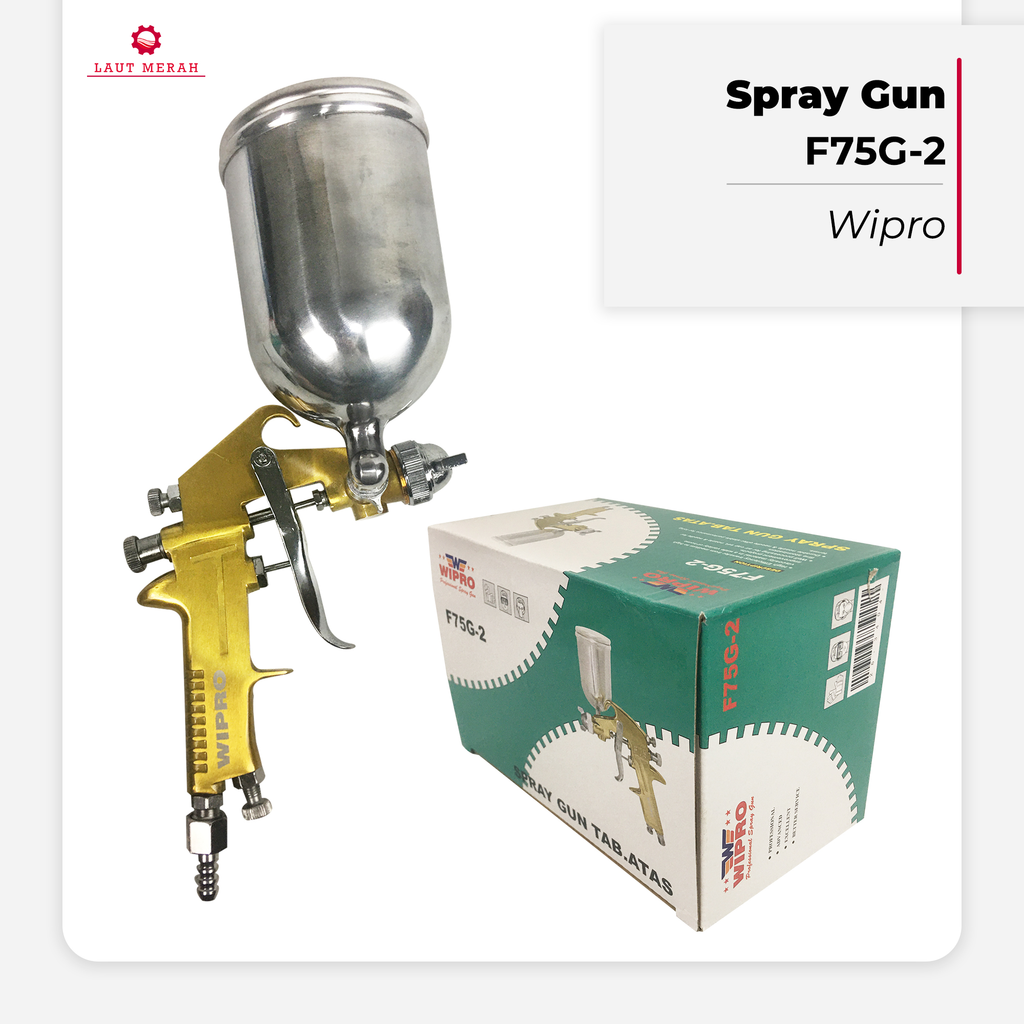 Spray Gun Tabung Atas Wipro F75 G Meiji Type F 75G | Lazada Indonesia