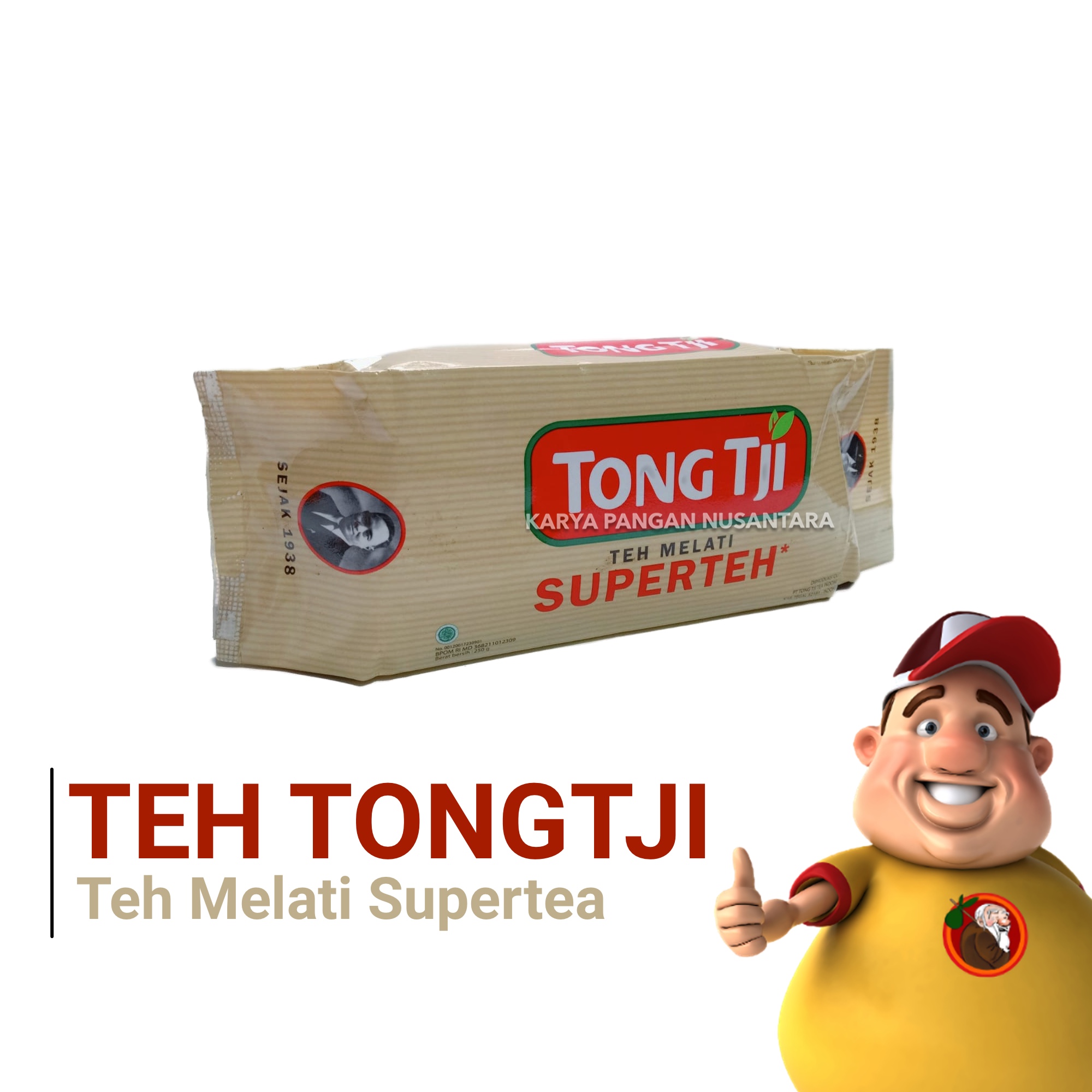 TEH TONG TJI SUPER TEH MELATI JASMINE TEA TEH SEDUH TONGTJI PACK 250GR ...